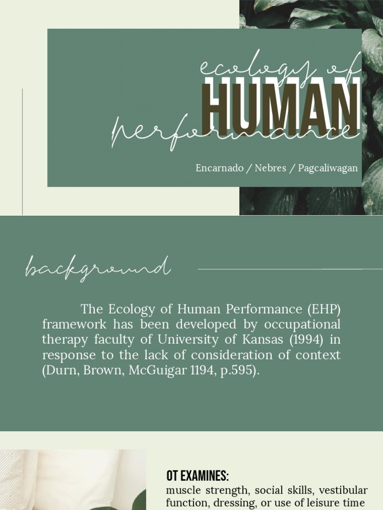 Human | PDF | Occupational Therapy | Psychology