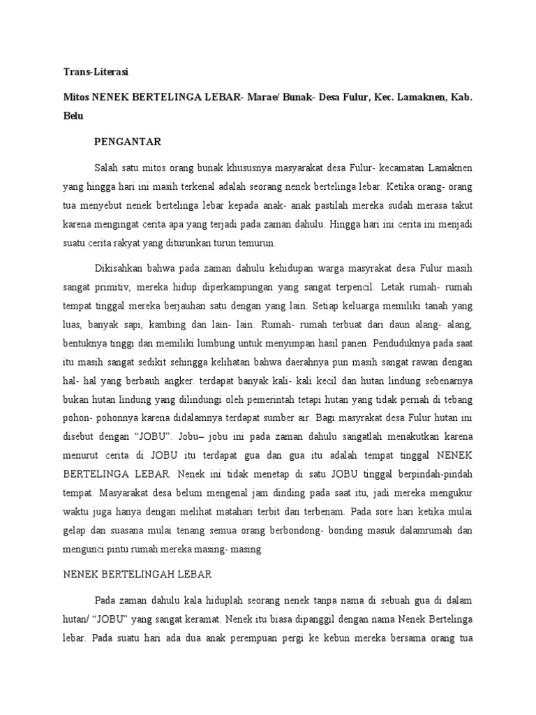 Sistem Adat Suku Bunak - Bahasa Indonesia | PDF