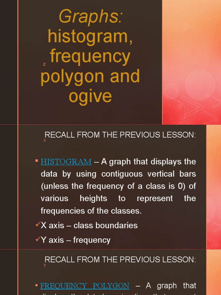Graphs | PDF | Pie Chart | Histogram
