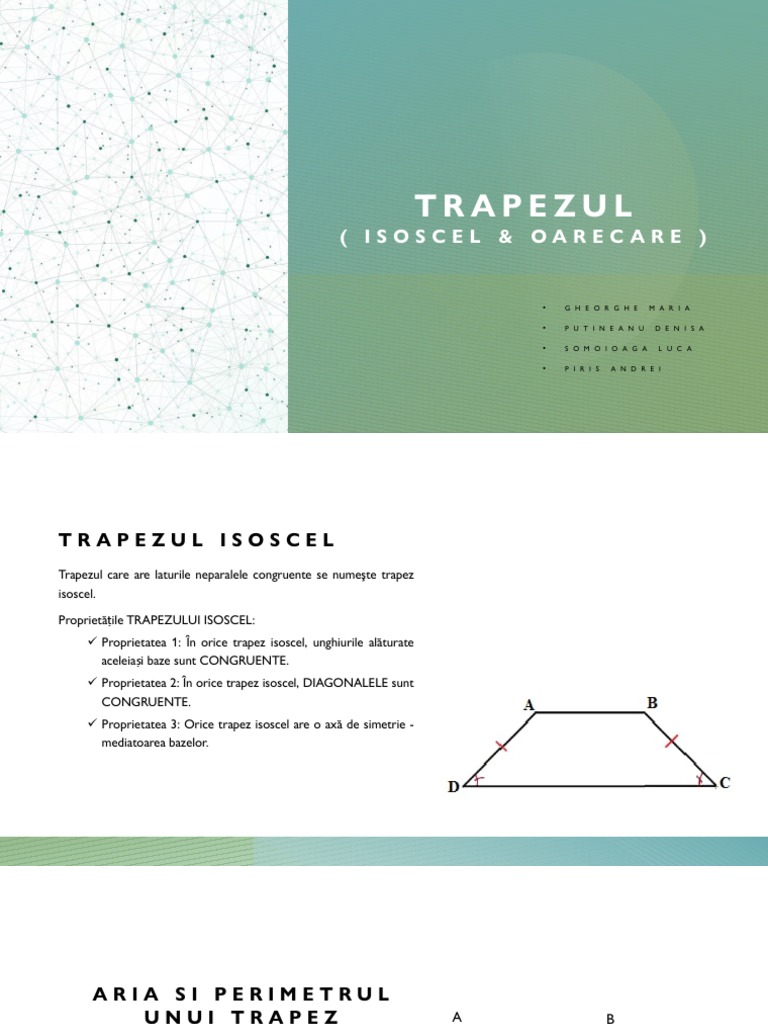Trapezul 1 | PDF
