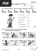Test Diagnostyczny Z Języka Angielskiego - 4 Klasa | PDF