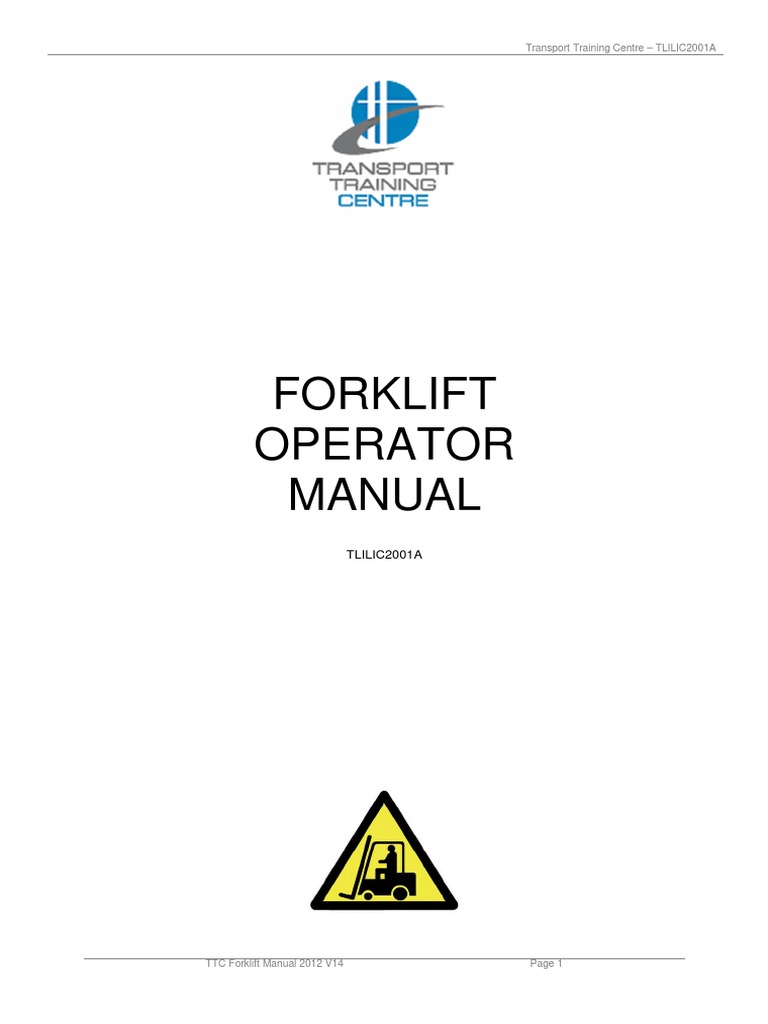 Forklift Operator Manual | PDF