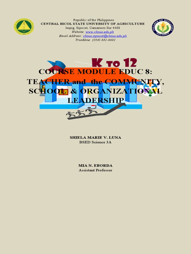 Module 1-6 Luna ShielaMarie BSED Science 3A | PDF | Teachers | Learning