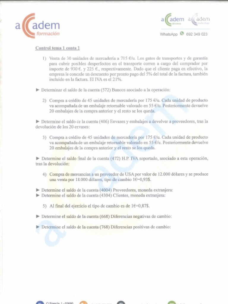 CONTROL 1 Resuelto | PDF
