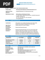 Disinfectant Safety Guide | PDF | Toxicity | Prevention