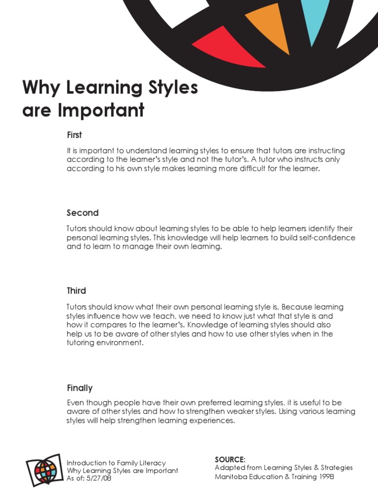 Learning Styles | PDF | Learning Styles | Learning