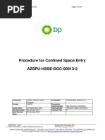 AzSPU SSOW Procedure For Energy Isolation (Process) | PDF | Audit | Risk