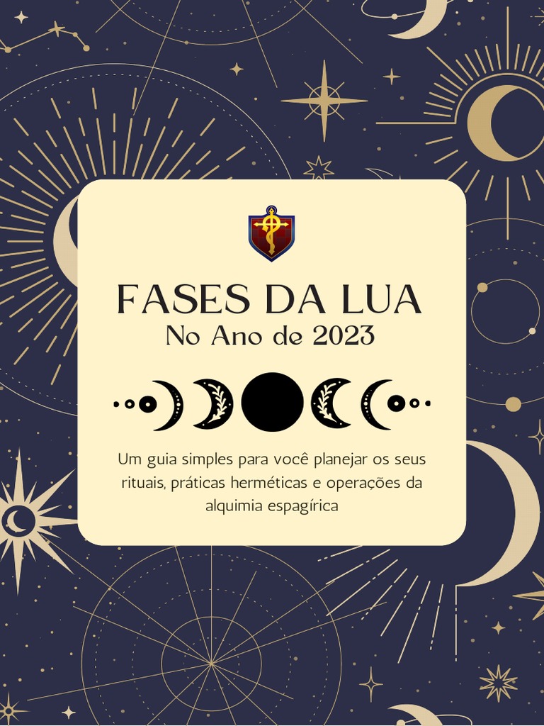Fases Da Lua 2023 - Portal Alquimia Operativa | PDF | Ciência Planetária | Esoterismo