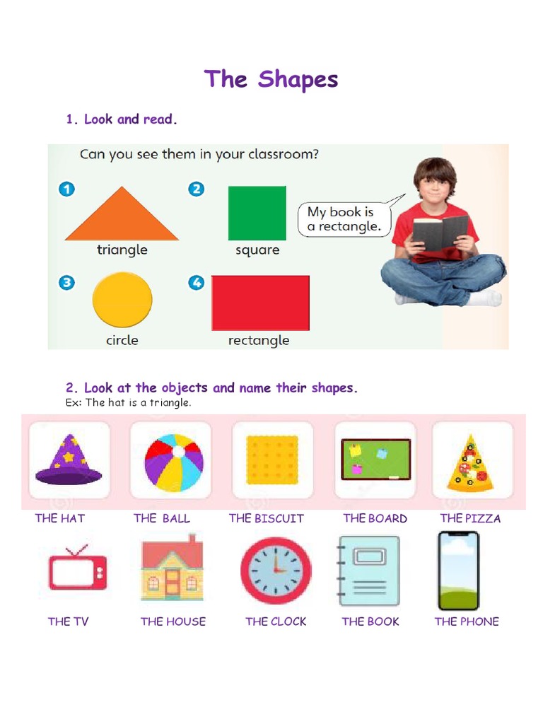Shapes Lesson | PDF