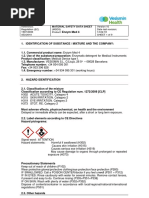 Msds Chlorin Tablet | PDF | Toxicity | Chlorine