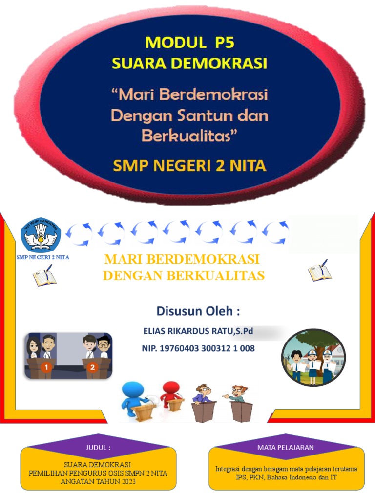 Modul Proyek Penguatan Profil Pelajar Pancasila Tema Suara Demokrasi | PDF