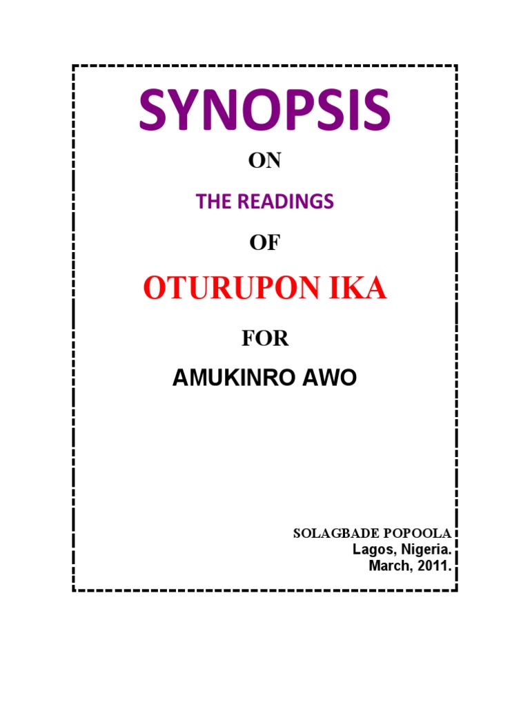 Oturupon Ika | PDF