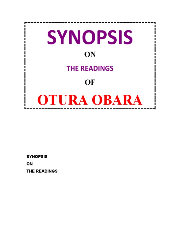 Otura Obara | PDF | Wellness | Religion & Spirituality