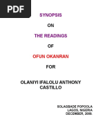 Obara Ose | PDF | Foreign Language Studies | Religion & Spirituality