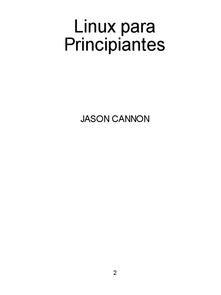 Linux para Principiantes | PDF | Cubierta segura | Archivo de computadora