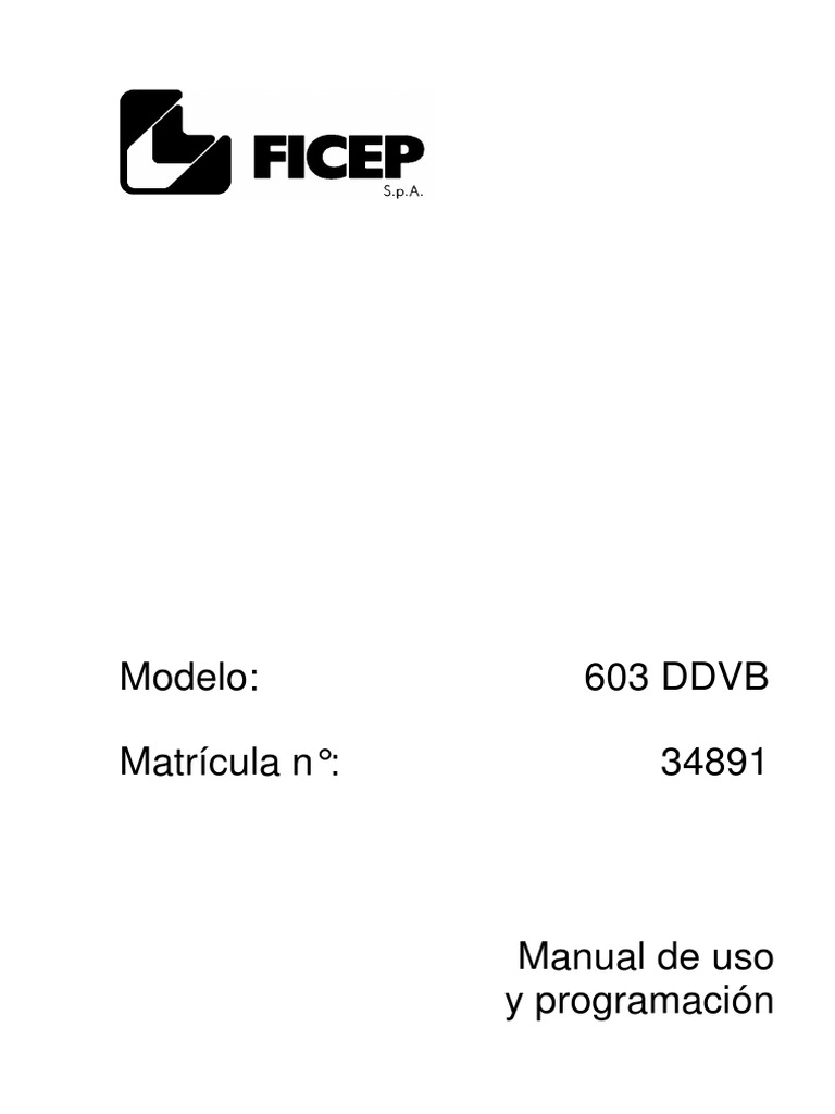 FICEP Ángulo | PDF | Perforar | Control numerico
