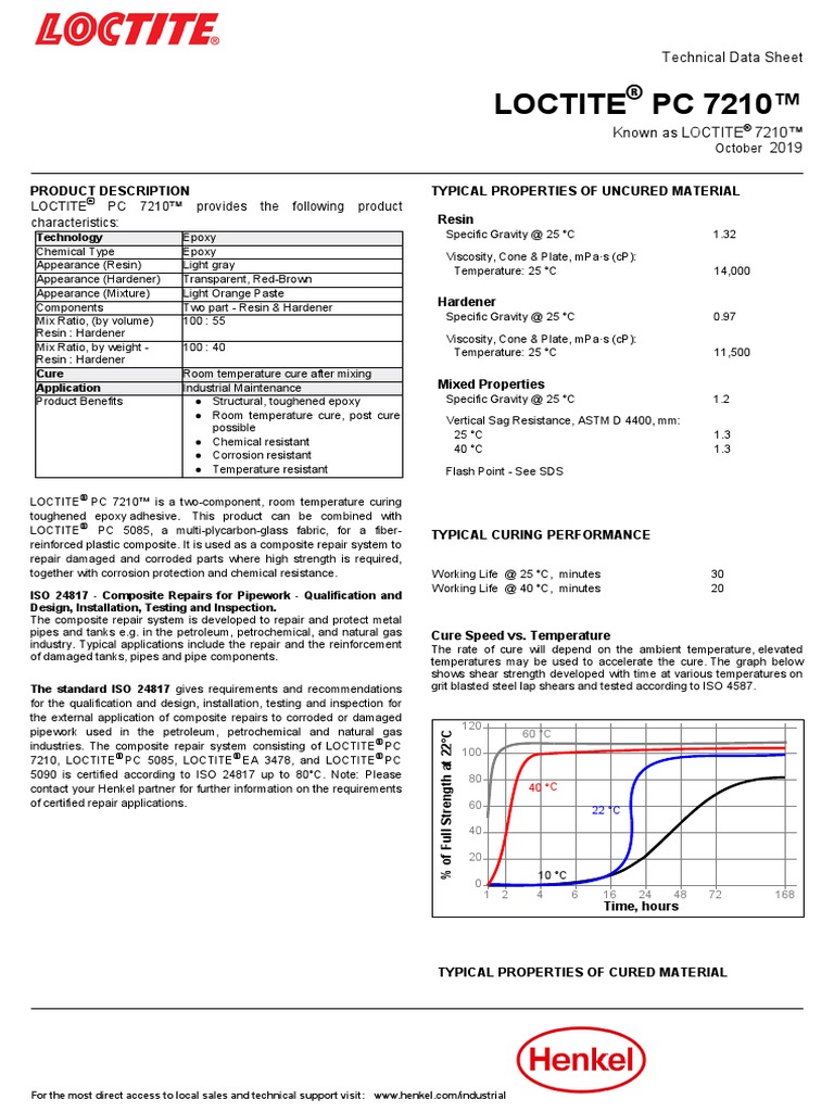 Loctite PC 7210-EN | PDF | Epoxy | Trademark
