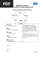 Prosci PCT Assessment Template | PDF | Change Management | Project ...