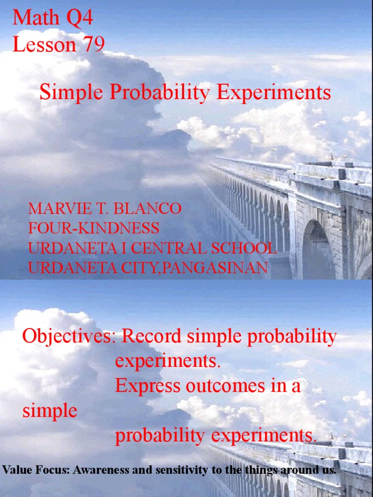 Simple Probability Experiments Guide | PDF | Probability