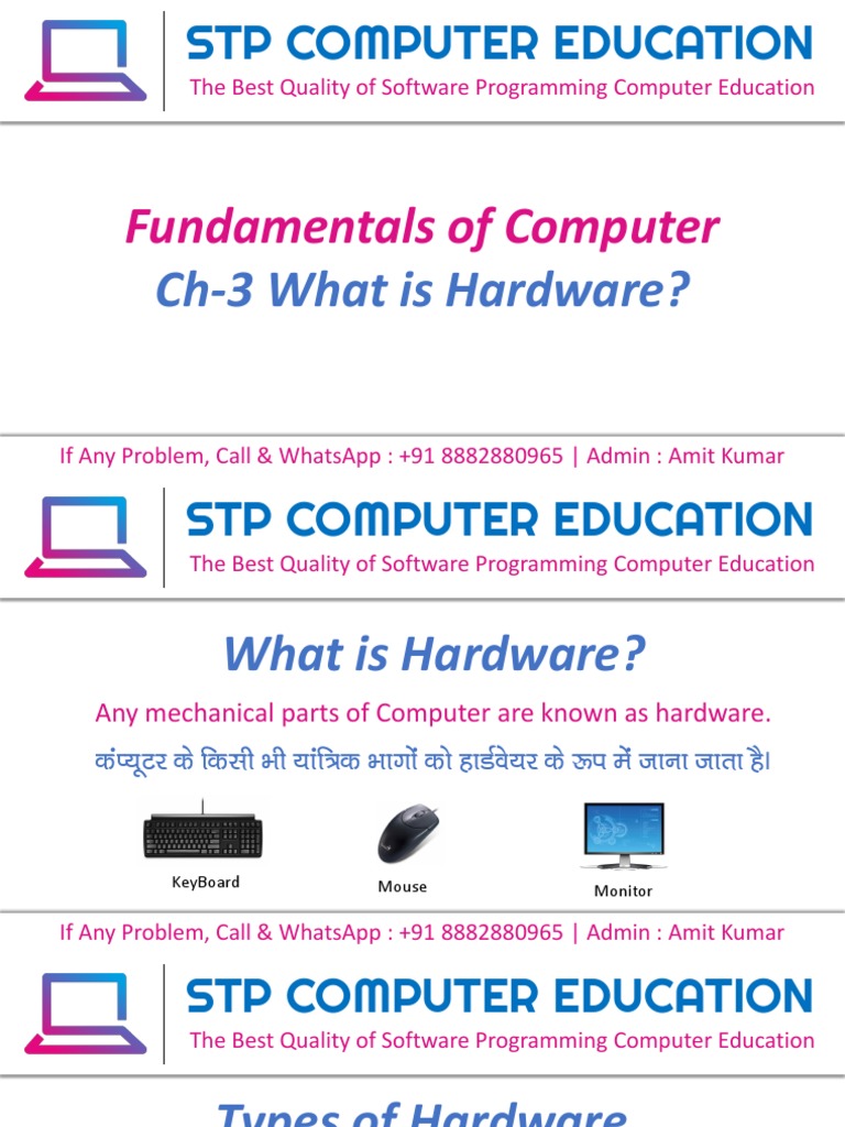 Understanding Computer Hardware Basics | PDF