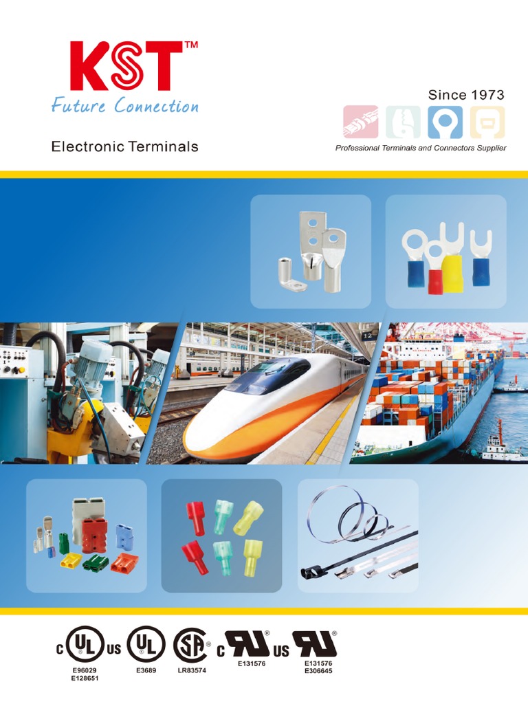 Electronic Terminals New | PDF | Electrical Connector | Fuse (Electrical)