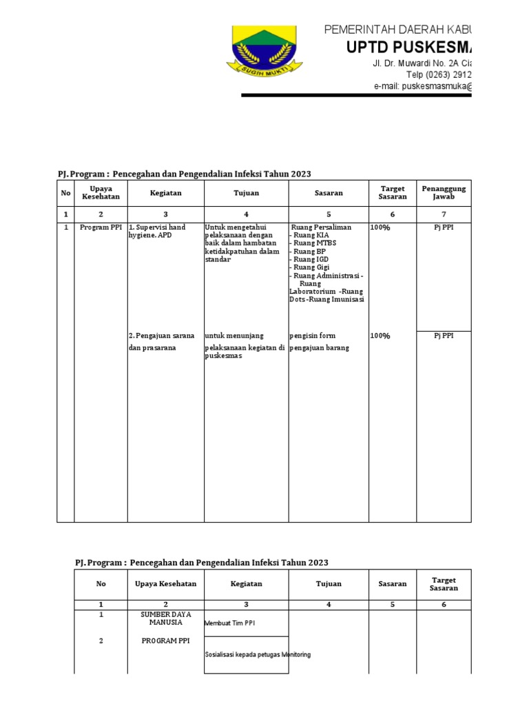 Rencana Usulan Kegiatan (Ruk) Ppi | PDF