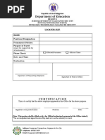 Pds Worksheet Form | PDF