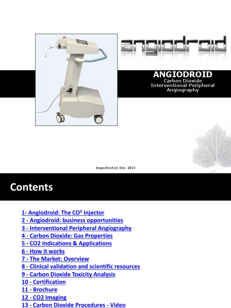 Angiodroid Co2 Injector | Download Free PDF | Interventional Radiology ...