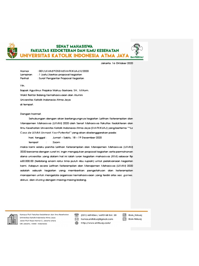 PROPOSAL IKM LKMM 2020 FINAL - Jesi | PDF