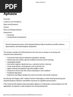 Aphasia Screening Test (MAST) Score Sheet | PDF | Cognitive Science ...
