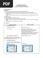 Detailed Lesson Plan in Physical Education Grade 4 | PDF | Physical ...