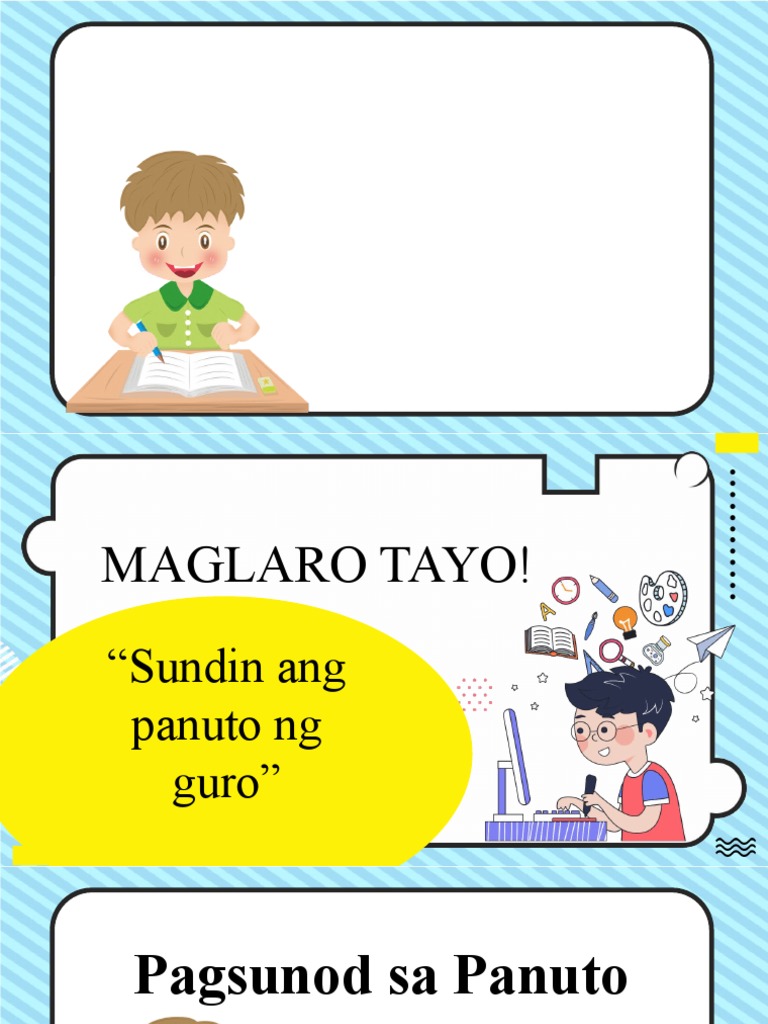 Pagsunod Sa Panuto | PDF