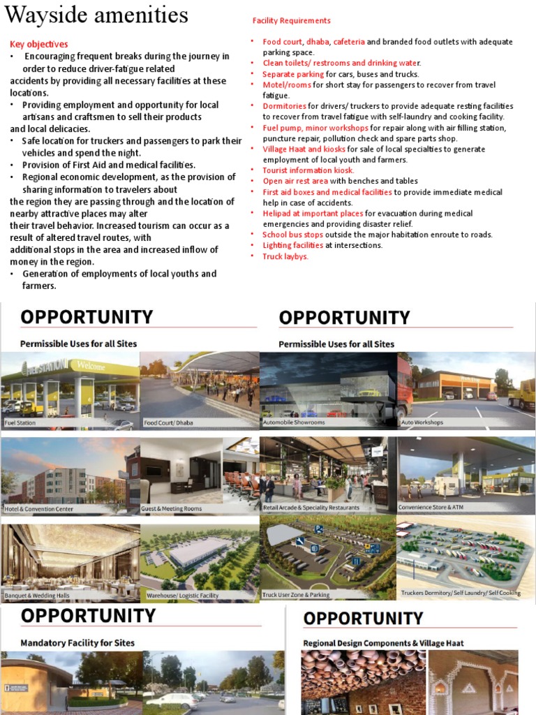 Wayside Amenities | PDF | Vehicles | Road Transport