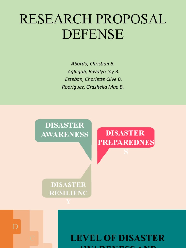 Student Disaster Preparedness Study | PDF