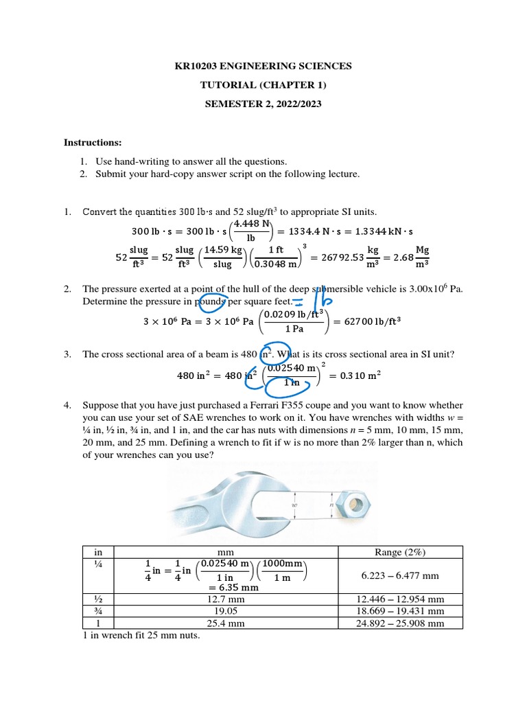SI Unit Conversions for Engineering | PDF | Vehicles | Metrology