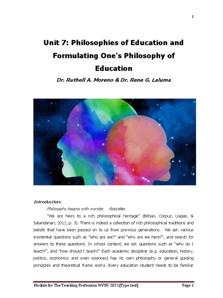 ED 201 Module (Unit 7) | PDF | Constructivism (Philosophy Of Education ...
