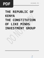 Sample Content of Ngo Constitution | PDF | Board Of Directors | Liquidation