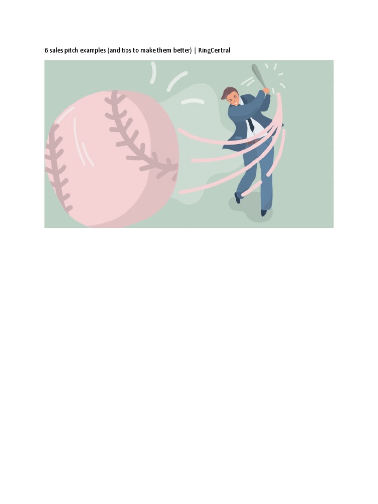 6 Sales Pitch Examples | Download Free PDF | Sales | Customer ...