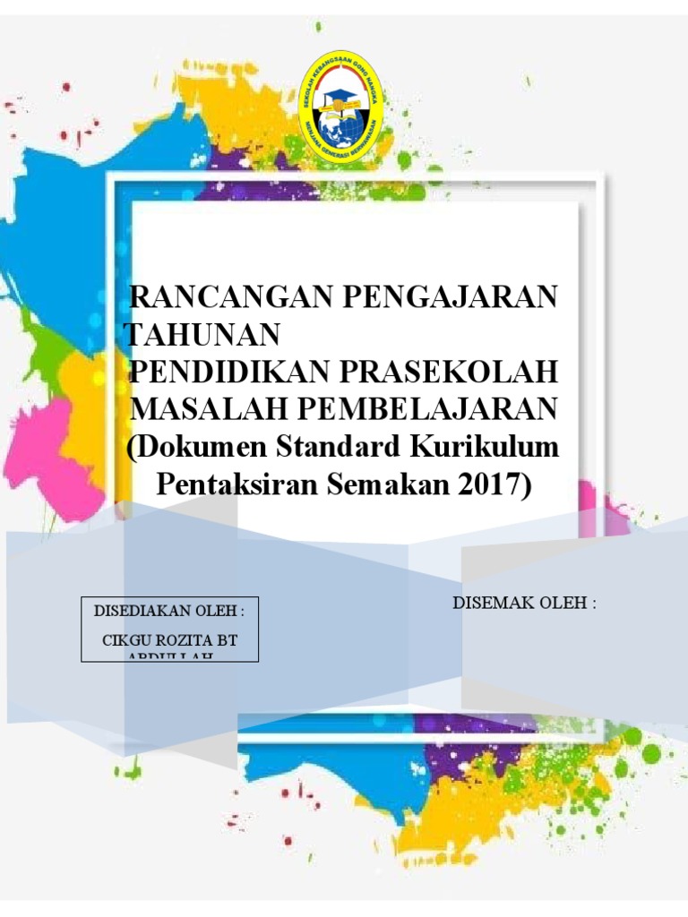 RPT 2017 Semakan Prasekolah Ppki | PDF