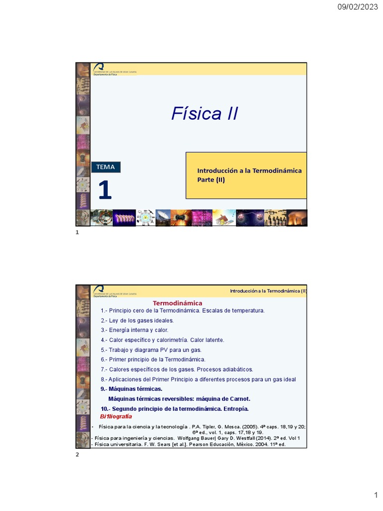 t1 2 Termodinámica Iq Transparencias Clase 22 23 | PDF | Termodinámica | Entropía