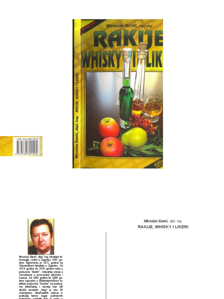 Miroslavbanic Rakijewhisky I Likeripdf | PDF