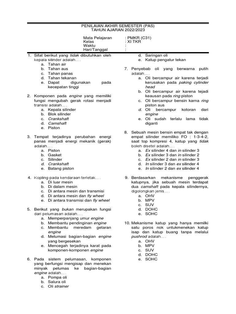 PMKR 2022-2023 | PDF