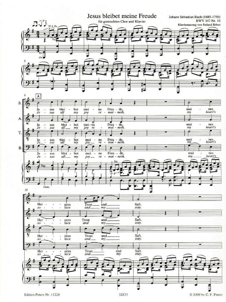 Jesus Bleibet Meine Freude | PDF