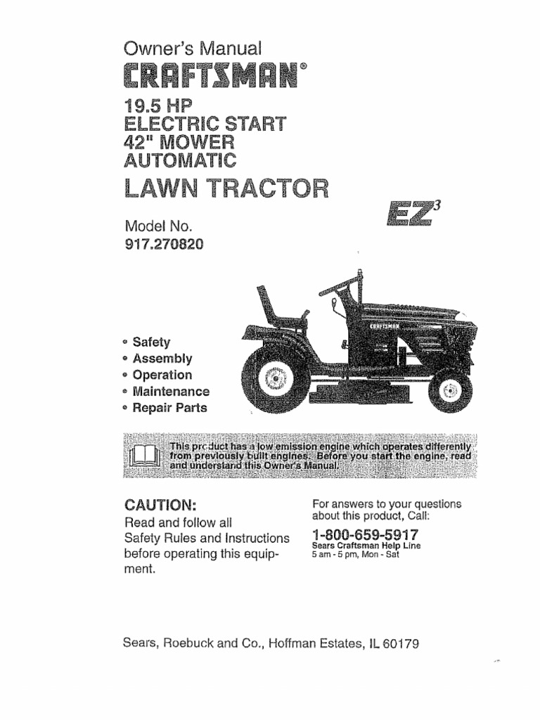 Craftsman 7400 pro series 54 manual store
