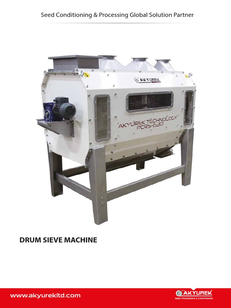 Drum Sieve | PDF | Machines | Manufactured Goods