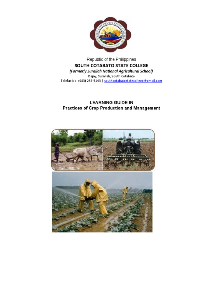 Learning Materials in Practices of Crop Production and Management 2 ...