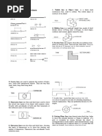 Mechanical Engineering Drawing Symbols | PDF