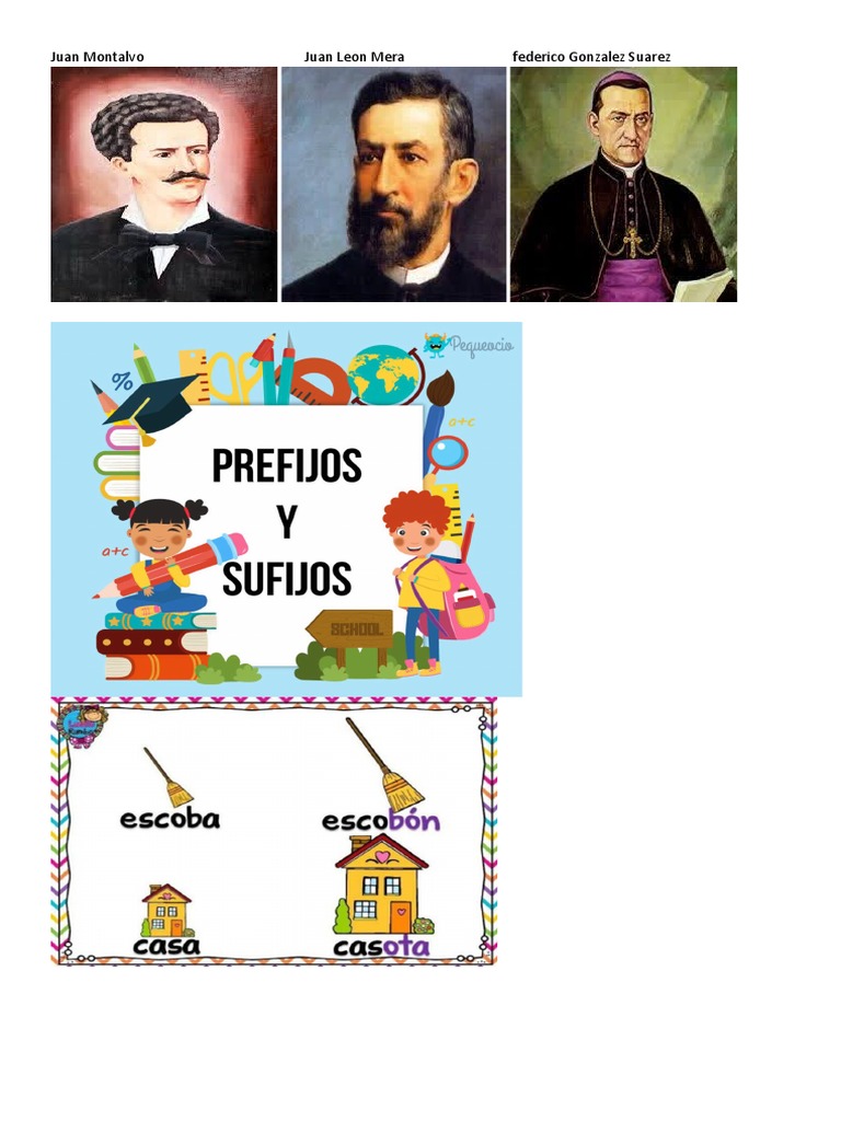 Juan Montalvo Juan Leon Mera Federico Gonzalez Suarez | PDF