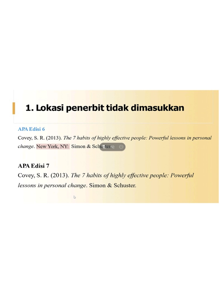 APA Style 7th Edition | PDF