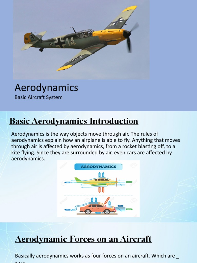 AeroDynamics of Basic Aircraft | PDF | Drag (Physics) | Lift (Force)